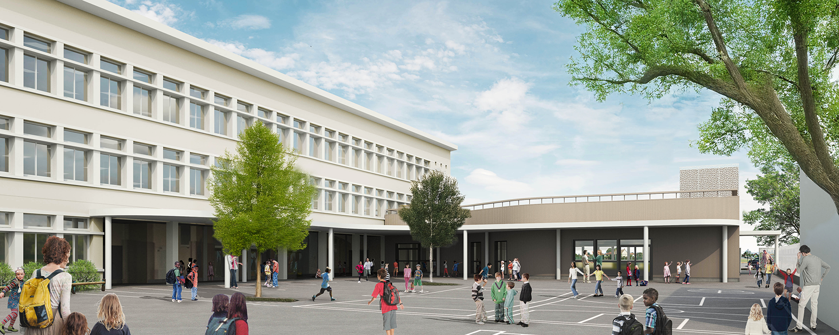 Nouvelle jeunesse pour l'école Romain-Rolland - La Ville de Sainte ...